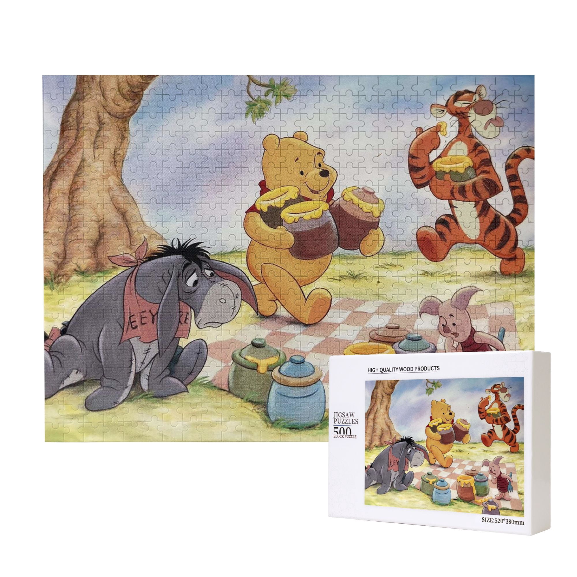 Winnie the Pooh 500 Piece Jigsaw Puzzle for Families Challenging ...