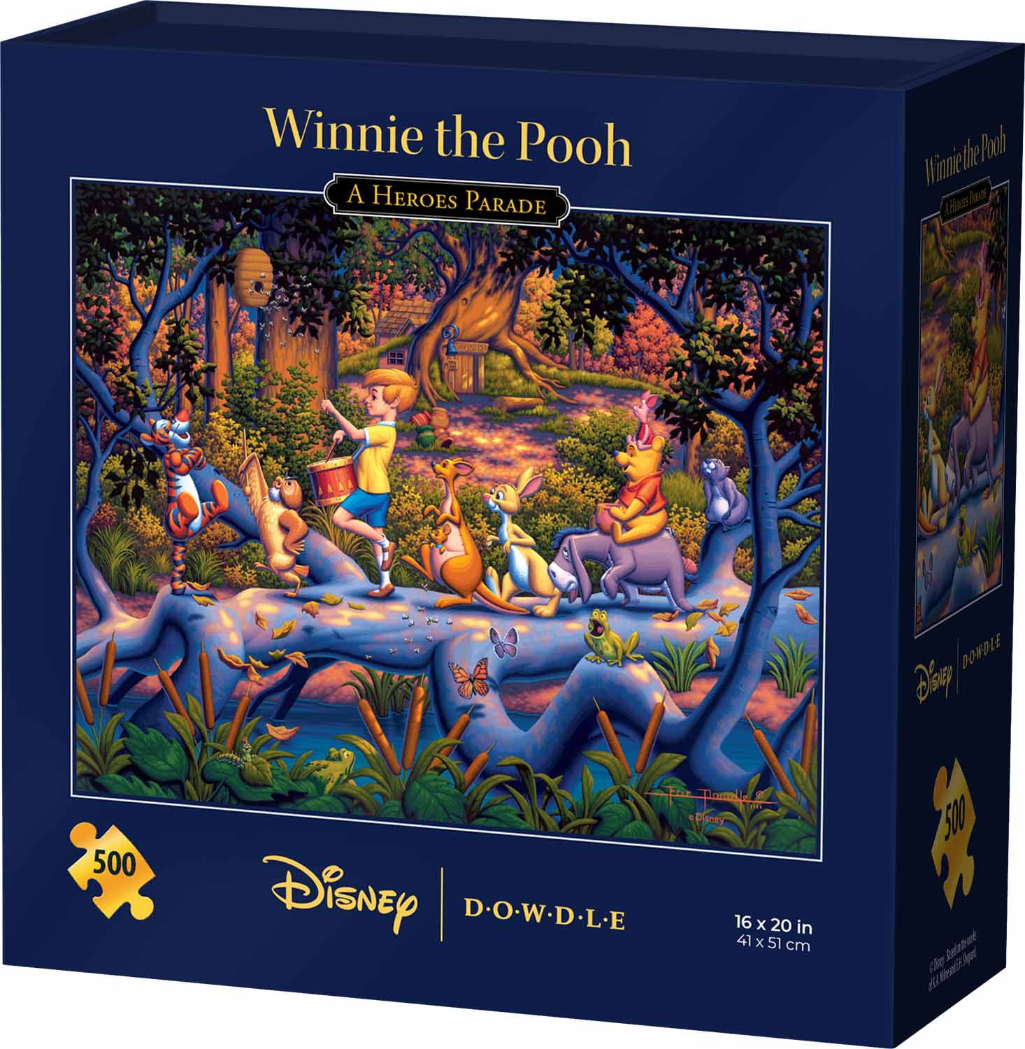 Winnie the Pooh A Heroes Parade 500 Piece Puzzle | Disney Dowdle ...