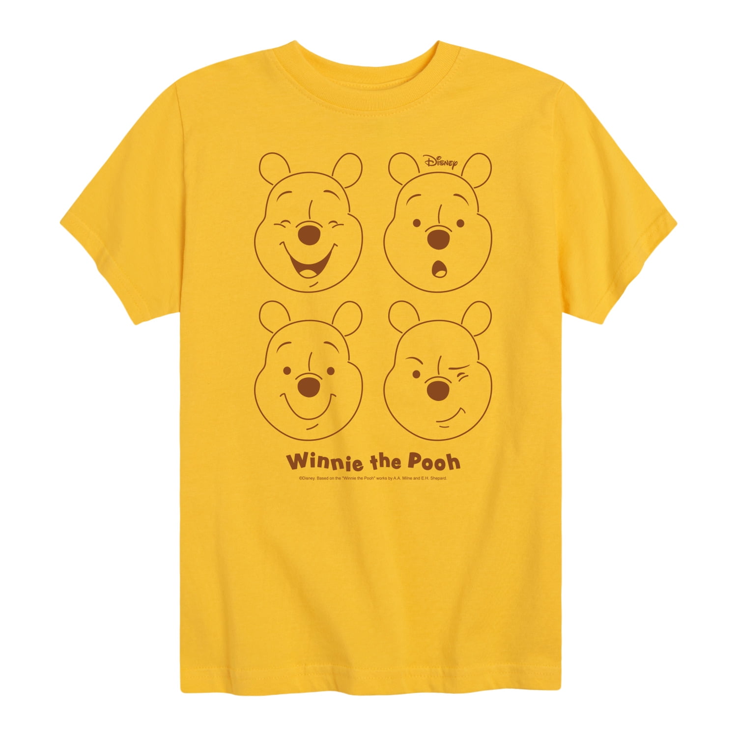 Winnie the Pooh - All the Faces of Pooh - Toddler And Youth Short ...