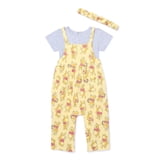 Winnie the Pooh Baby Girls Romper Set, 3-Piece, Sizes 0/3M-24M ...