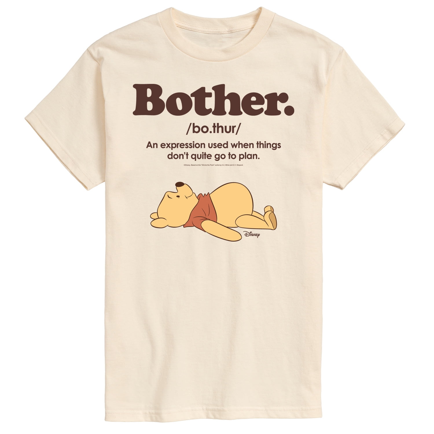 Winnie the Pooh - Bother Definition - Men's Short Sleeve Graphic T ...