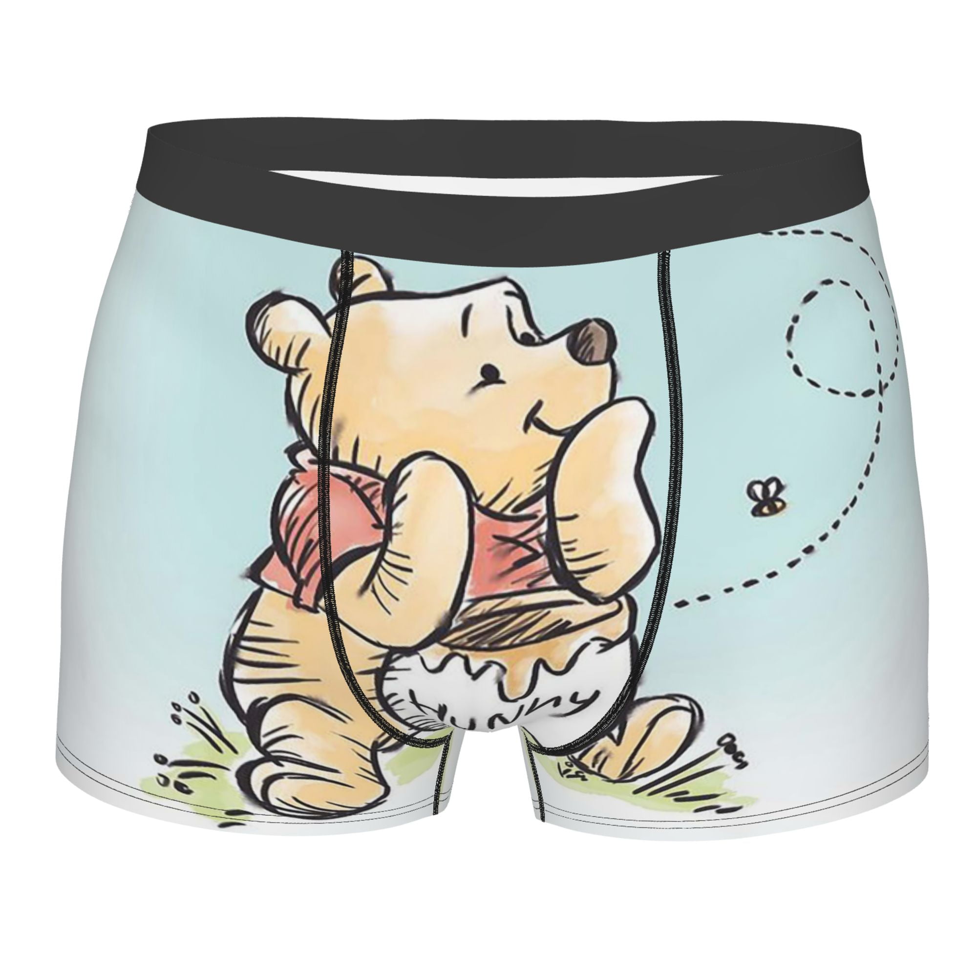 Winnie the Pooh Breathable Men's Boxer Briefs Underwear Cool Stretch ...