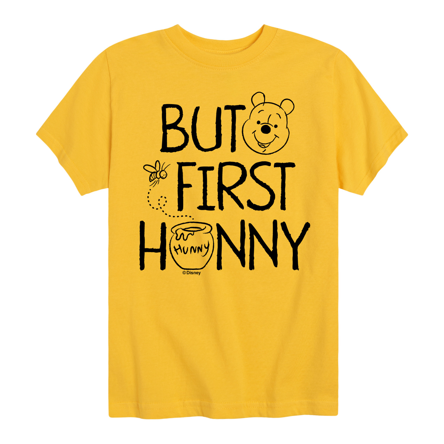 Winnie the Pooh - But First Honey - Toddler And Youth Short Sleeve ...