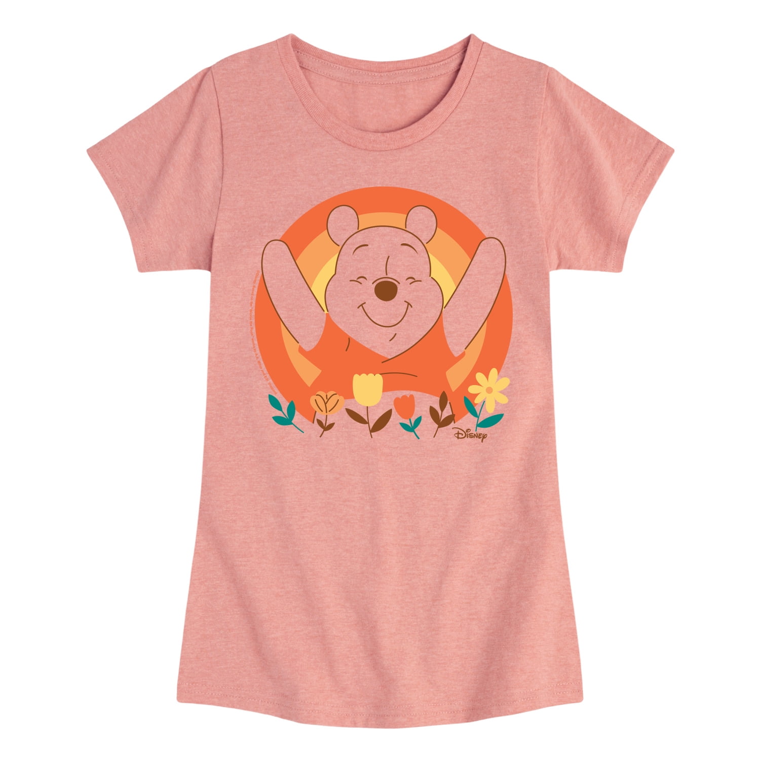 Winnie the Pooh - Circle of Hugs - Toddler And Youth Girls Short Sleeve ...