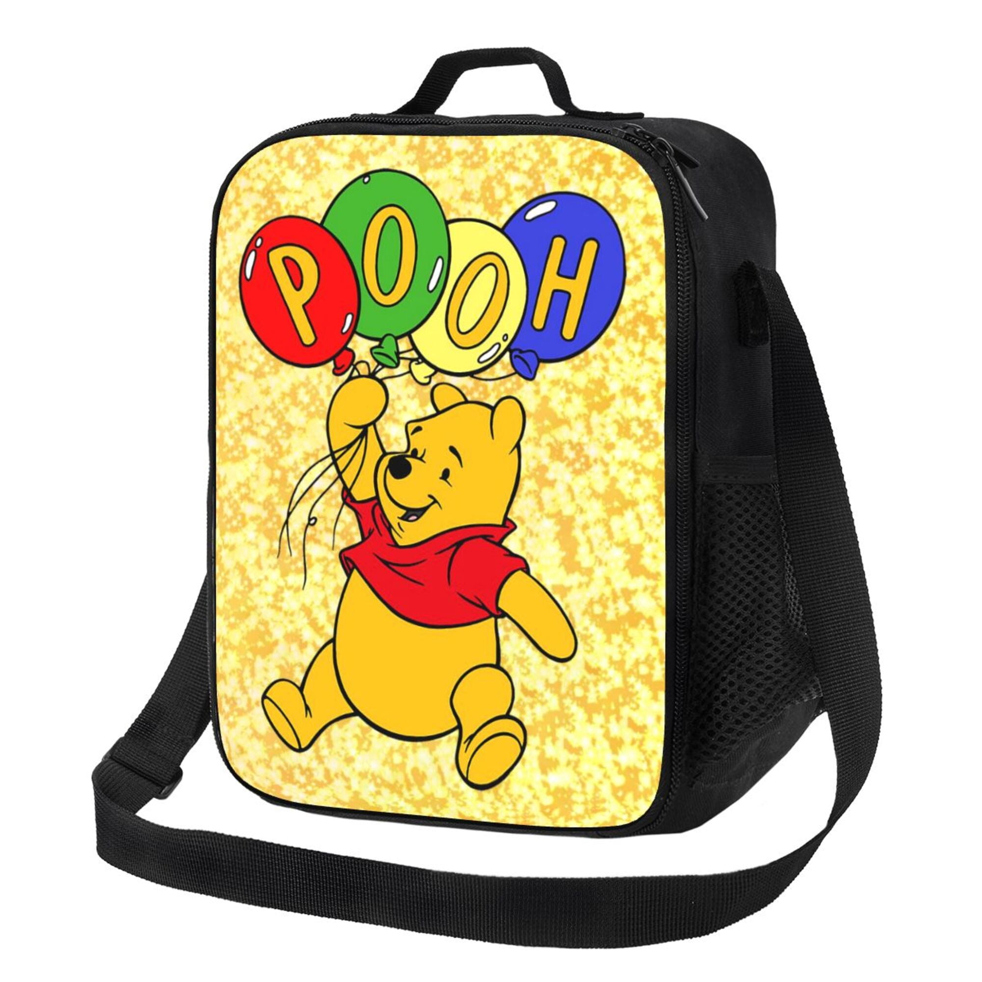 Winnie the Pooh Cute Lunch Bag Portable Tote Bag Insulated Lunch Box ...