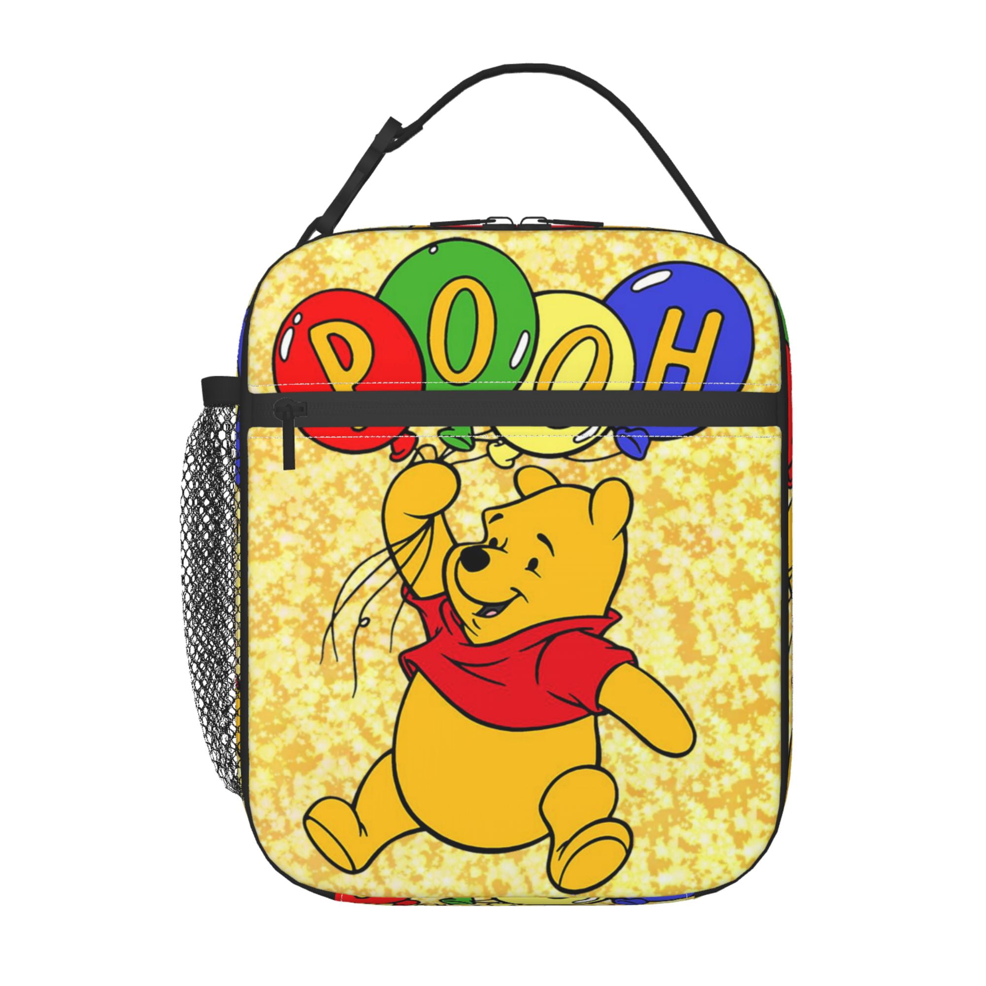 Winnie the Pooh Cute Lunch Bag Portable Tote Bag Insulated Lunch Box ...