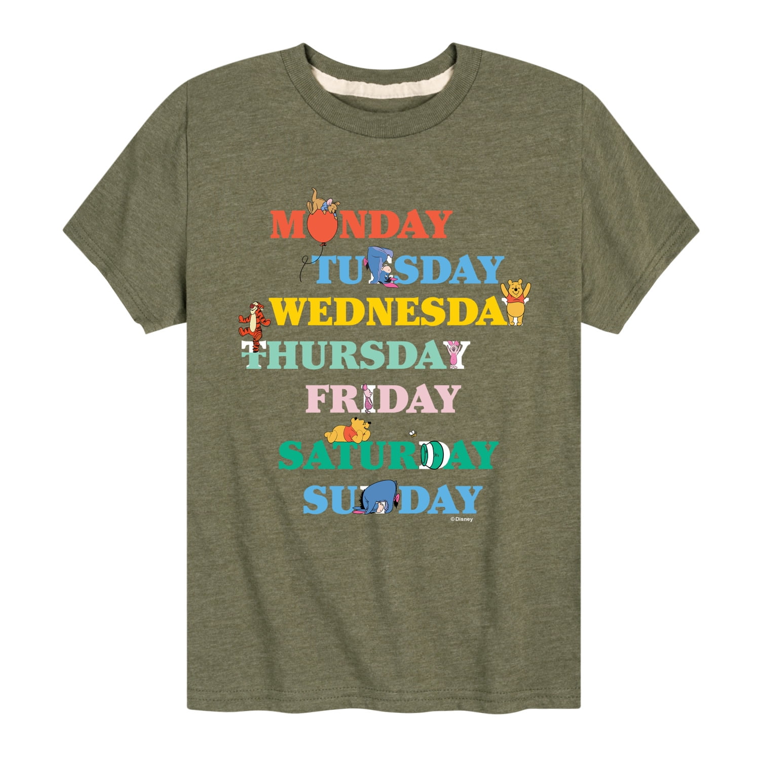 Winnie the Pooh - Days of the Week with Piglet, Tigger, Eeyore ...