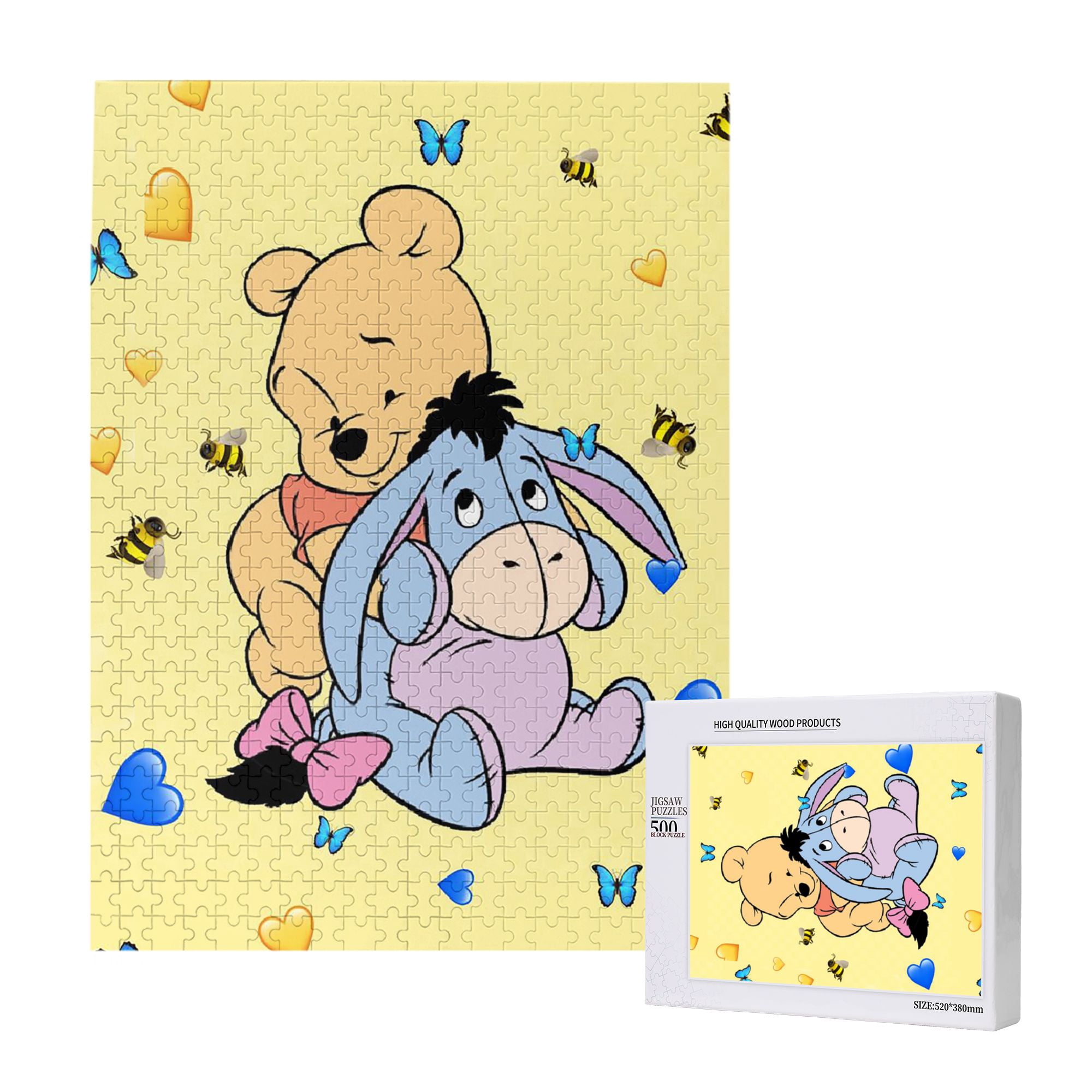 Winnie the Pooh Eeyore 500 Piece Jigsaw Puzzle for Families Challenging ...