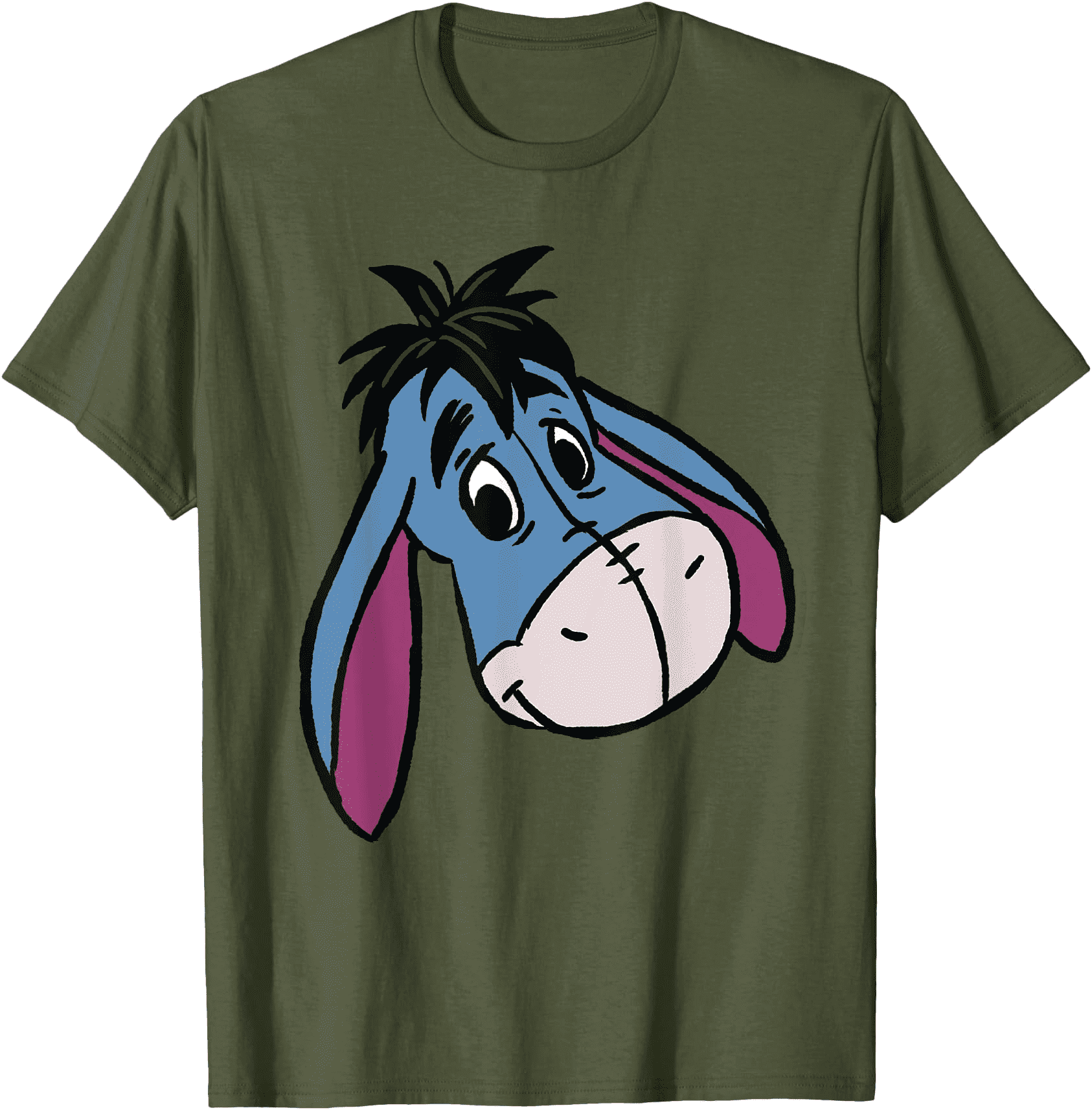 Winnie the Pooh Eeyore Happy Big Face Unisex Softstyle T-Shirt for Men ...