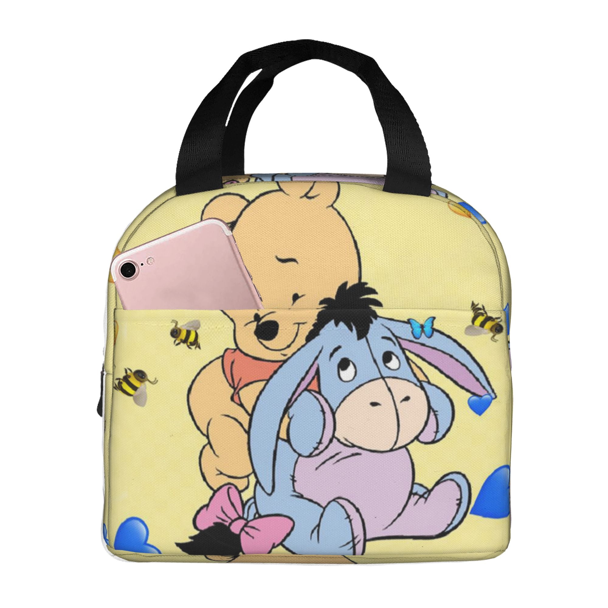 Winnie the Pooh Eeyore Lunch Bag Portable Tote Bag Insulated Lunch Box ...