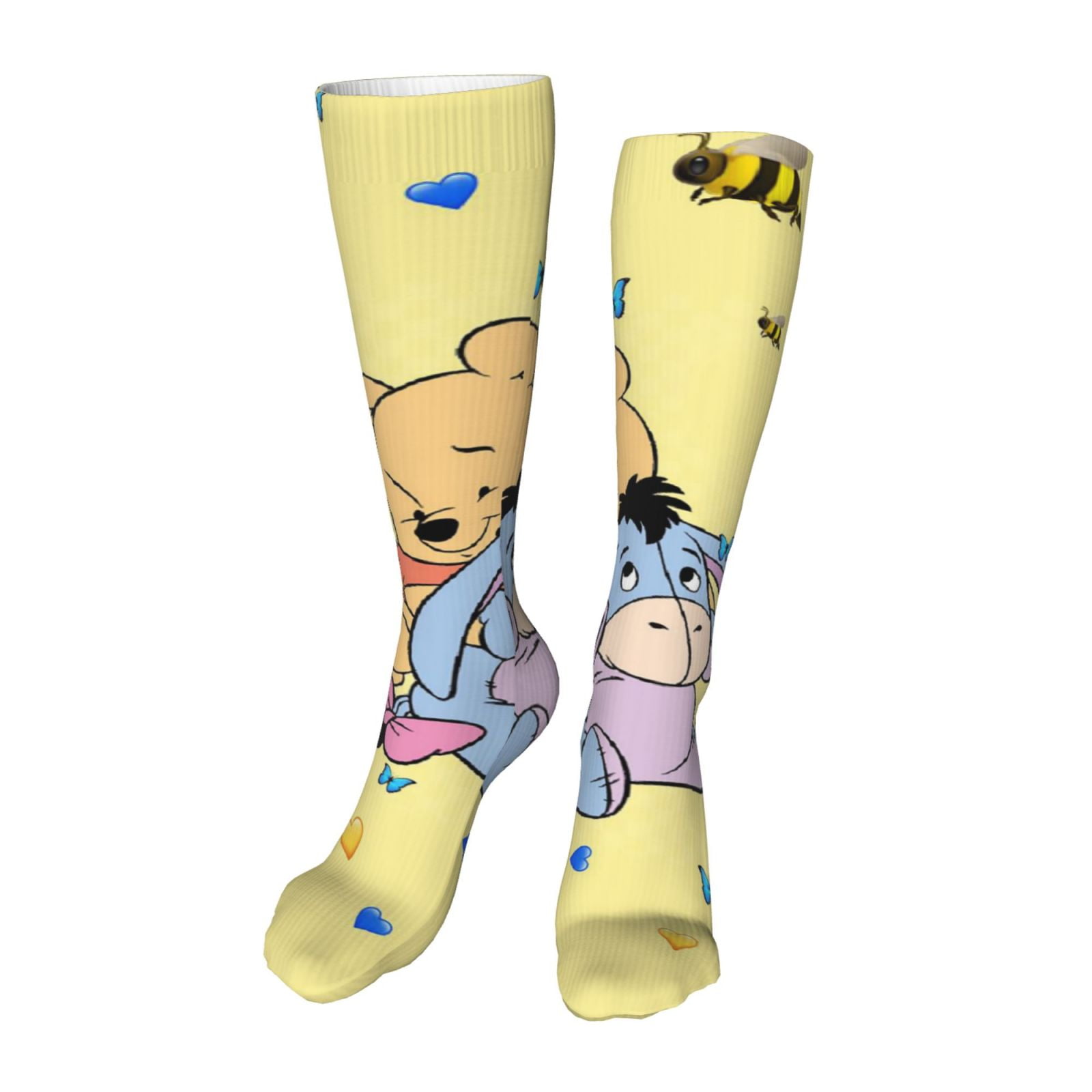 Winnie the Pooh Eeyore Unisex Long Knee Thigh Compression Crew Socks ...