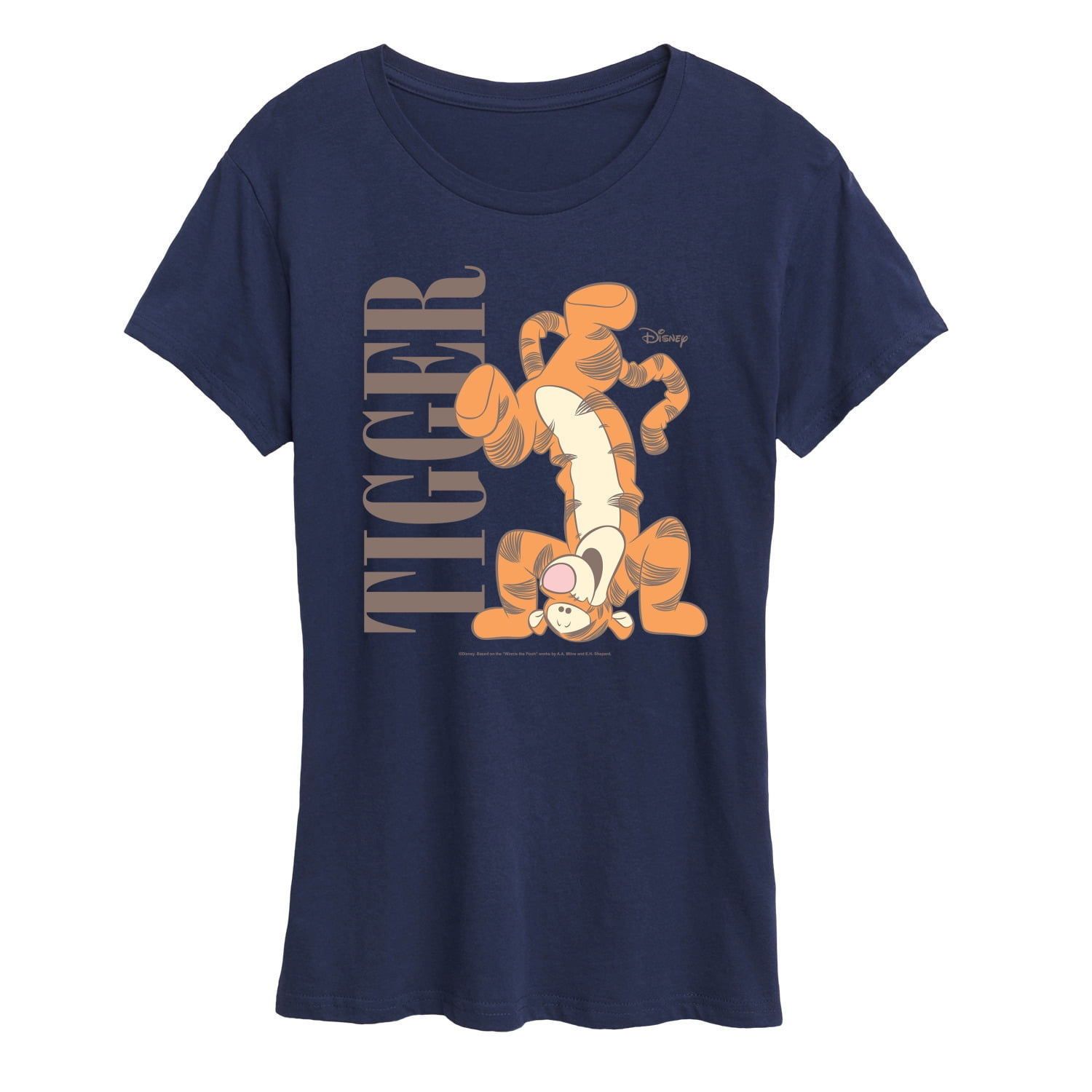 Winnie the Pooh - Hand Stand Tigger - Women's Short Sleeve Graphic T ...