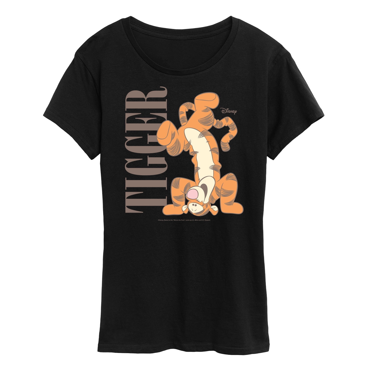 Winnie the Pooh - Hand Stand Tigger - Women's Short Sleeve Graphic T ...