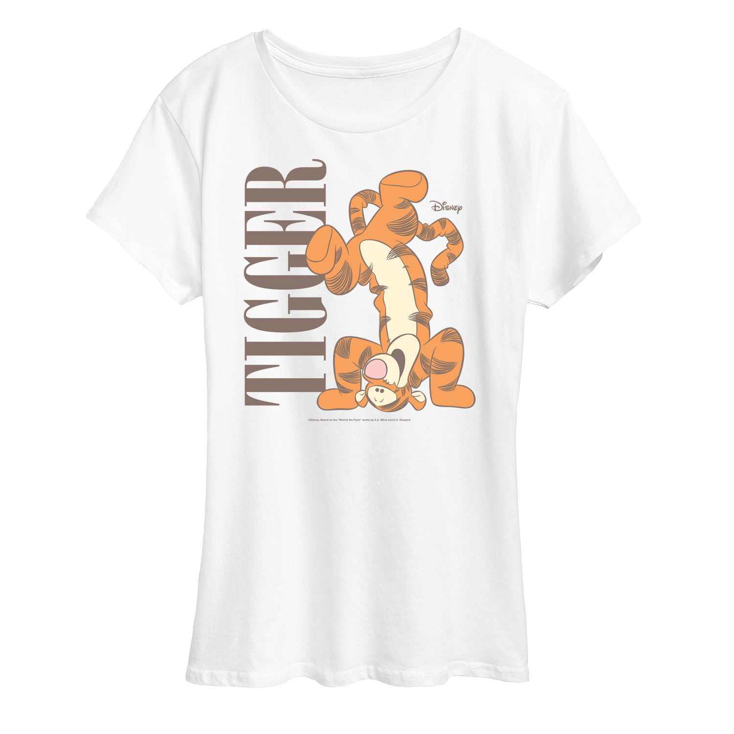 Winnie the Pooh - Hand Stand Tigger - Women's Short Sleeve Graphic T ...
