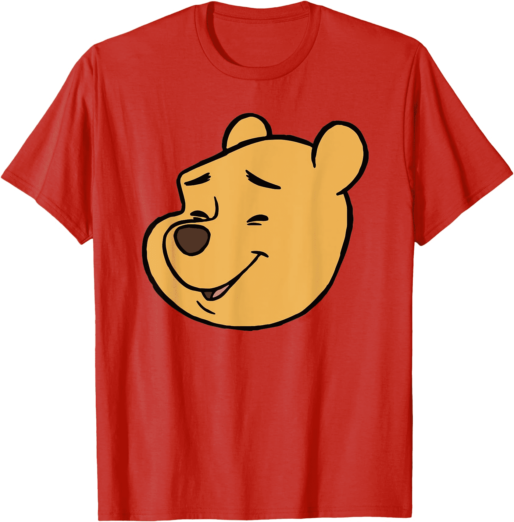 Winnie the Pooh Happy Big Face Unisex Softstyle T-Shirt for Men Women ...