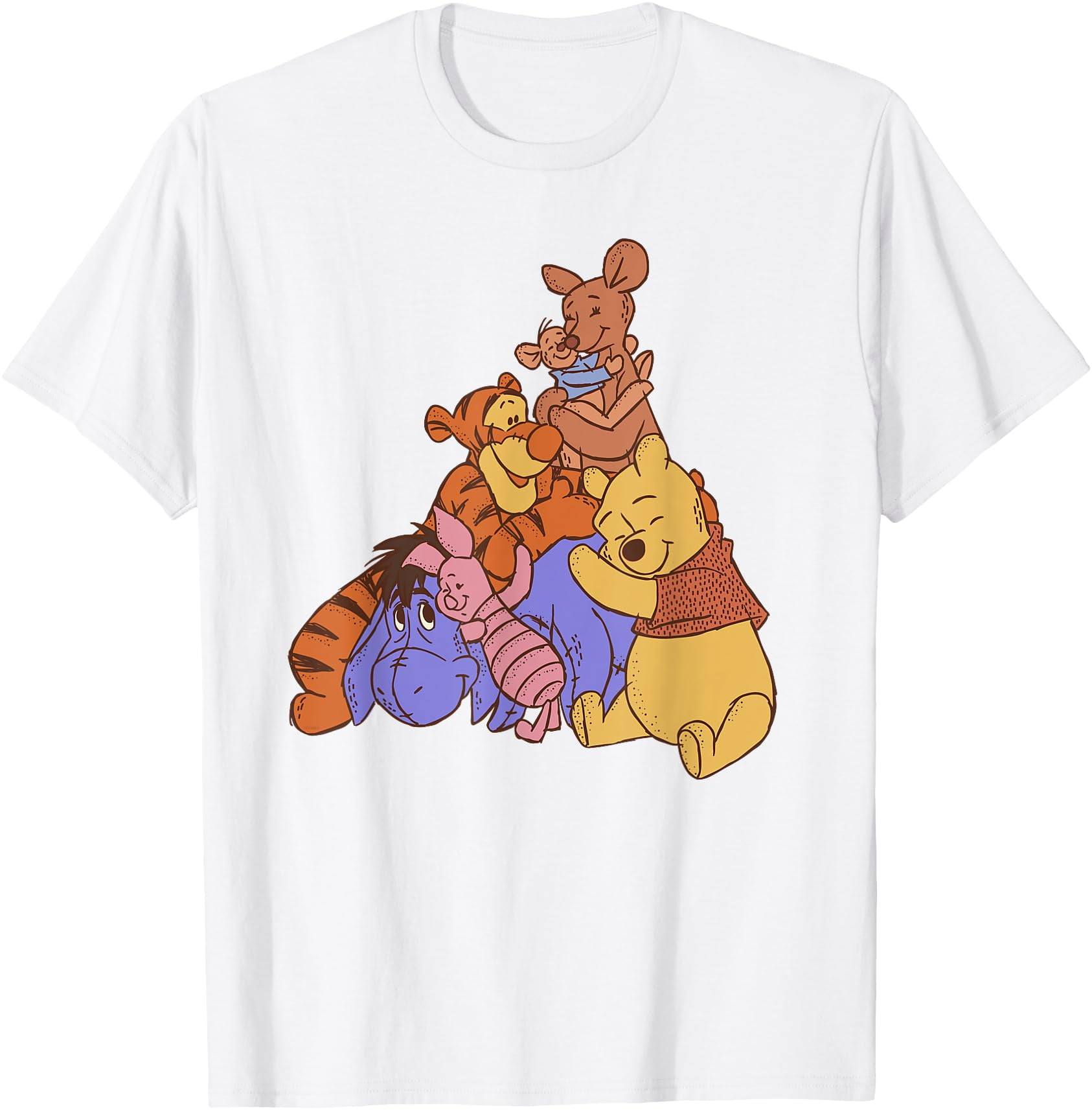 Winnie the Pooh Hundred Acre Kanga Roo Group Hug T-Shirt for Men Women ...