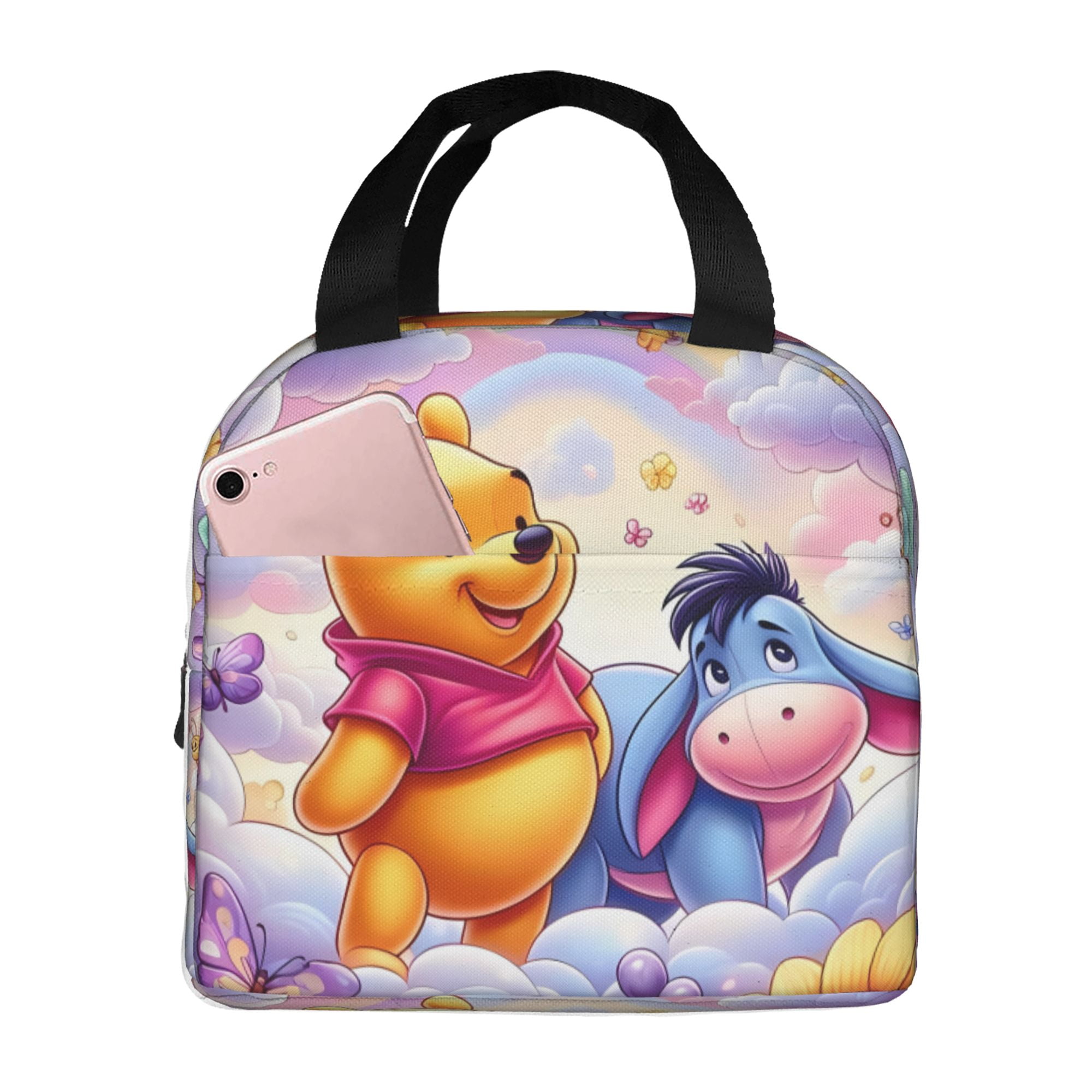 Winnie the Pooh Lunch Bag Lunch Bag Tote Bag Insulated Lunch Box Picnic ...