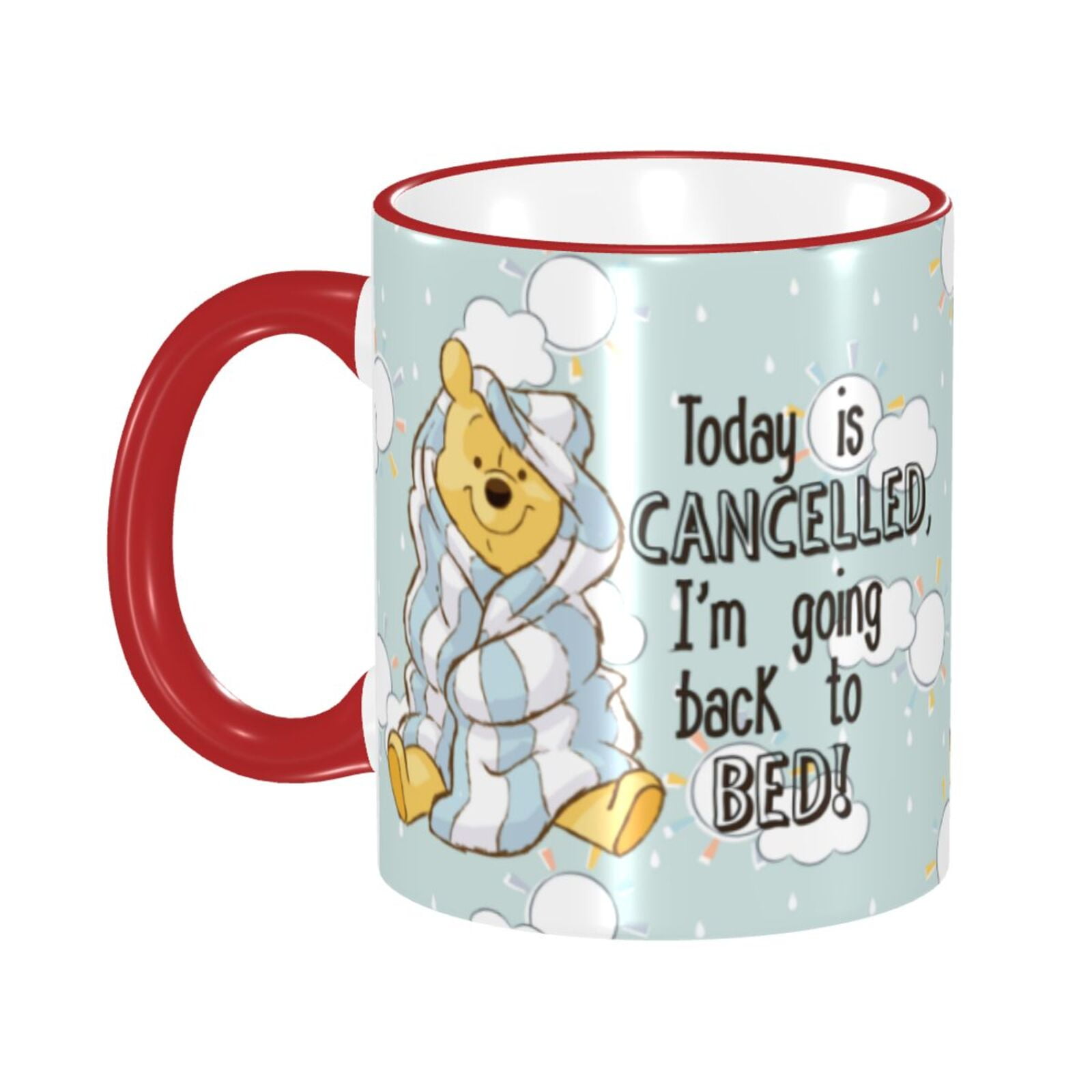 Winnie the Pooh Mug Ceramic Coffee Mug Camper Mug Ceramic Tea Cup 12 ...