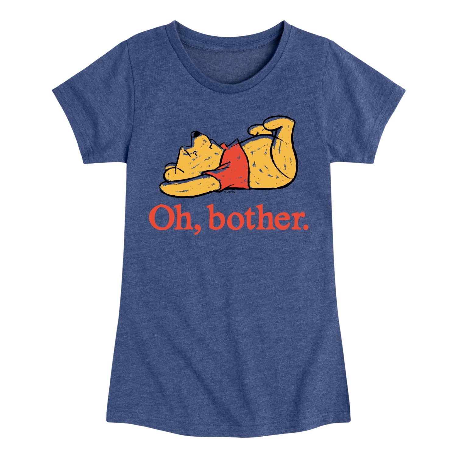Winnie the Pooh - Oh, Bother - Sketch - Toddler And Youth Girls Short ...