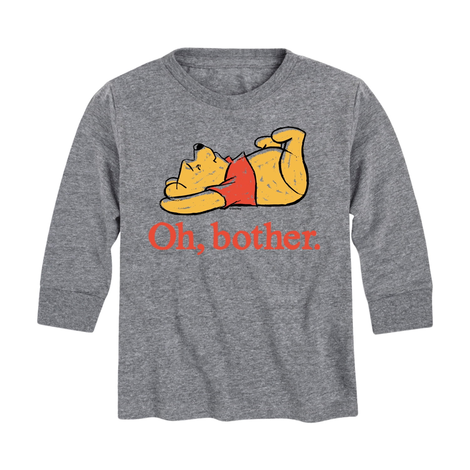 Winnie the Pooh - Oh, Bother - Sketch - Toddler And Youth Long Sleeve ...