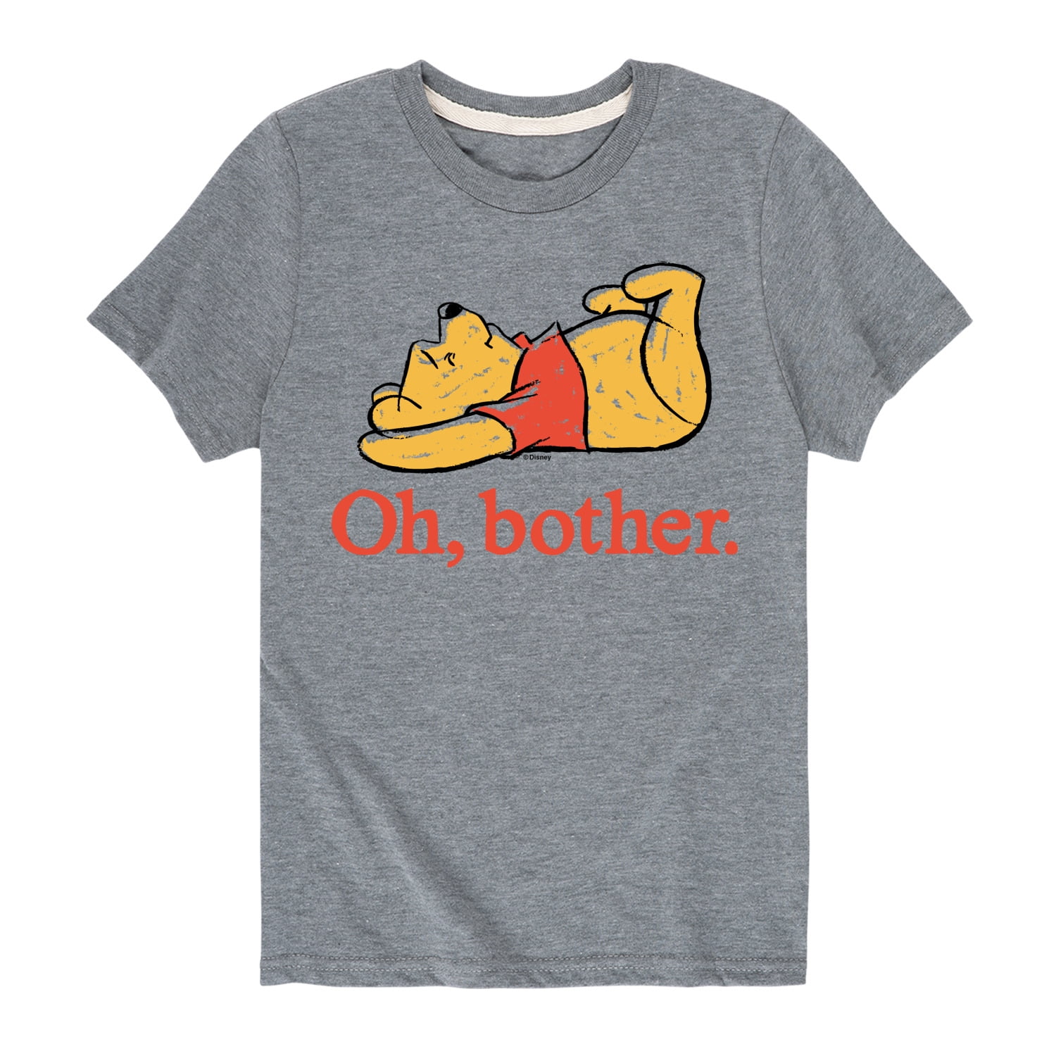 Winnie the Pooh - Oh, Bother - Sketch - Toddler And Youth Short Sleeve ...