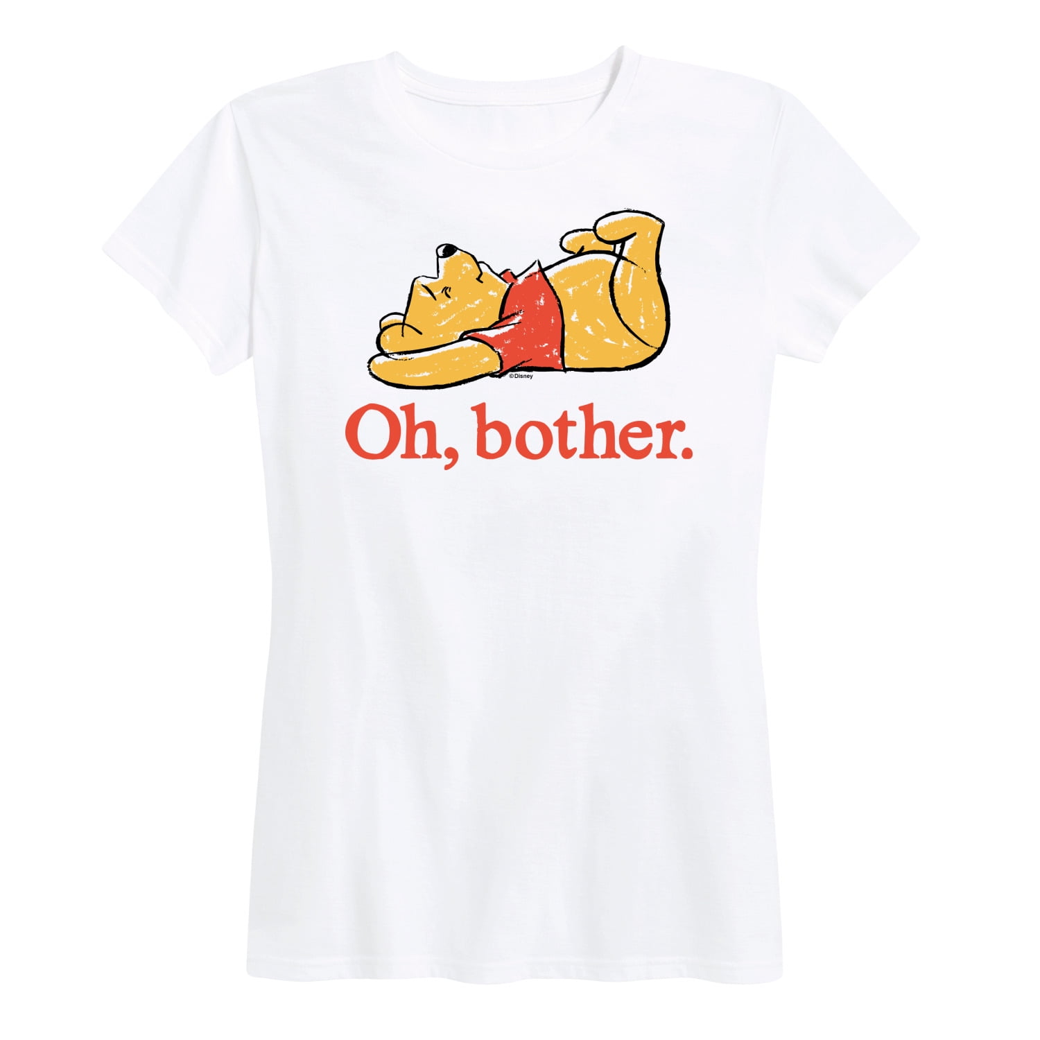 Winnie the Pooh - Oh, Bother - Sketch - Women's Short Sleeve Graphic T ...