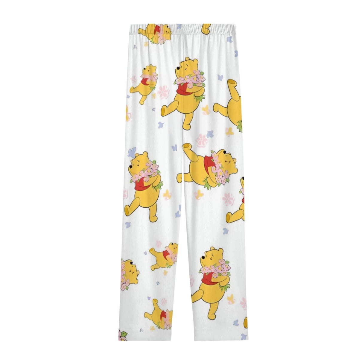 Winnie the Pooh Pajama Pants Printed Flannel Pajamas Flannel ...