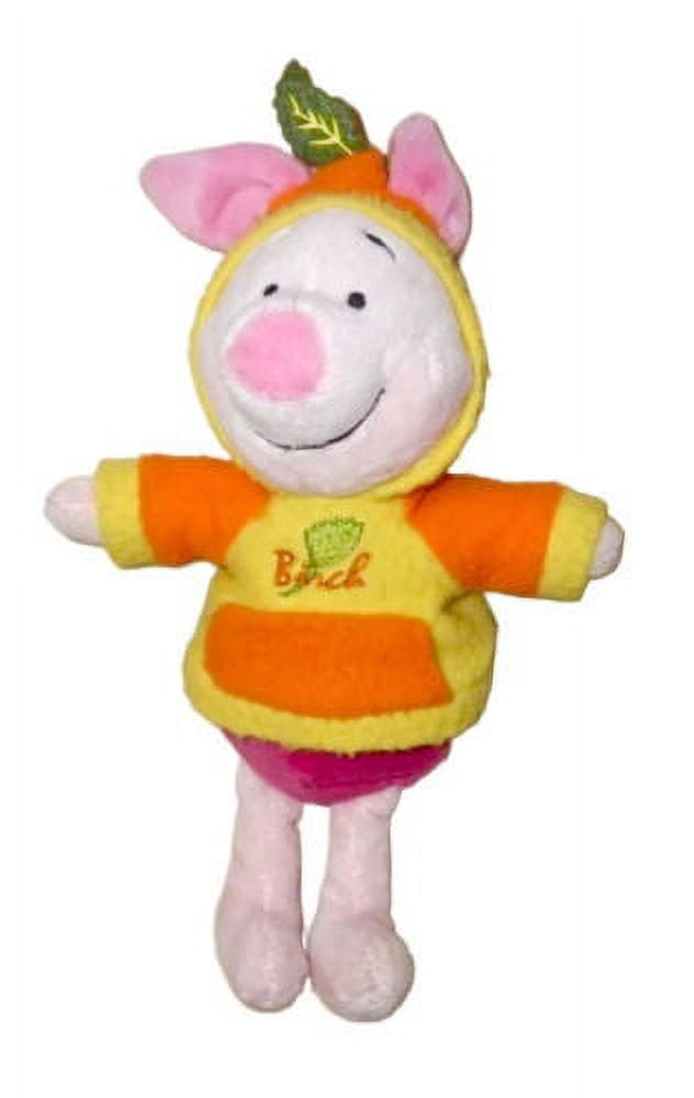 Winnie the Pooh Piglet Pig In Yellow Hoodie Plush 9” Stuffed Animal ...