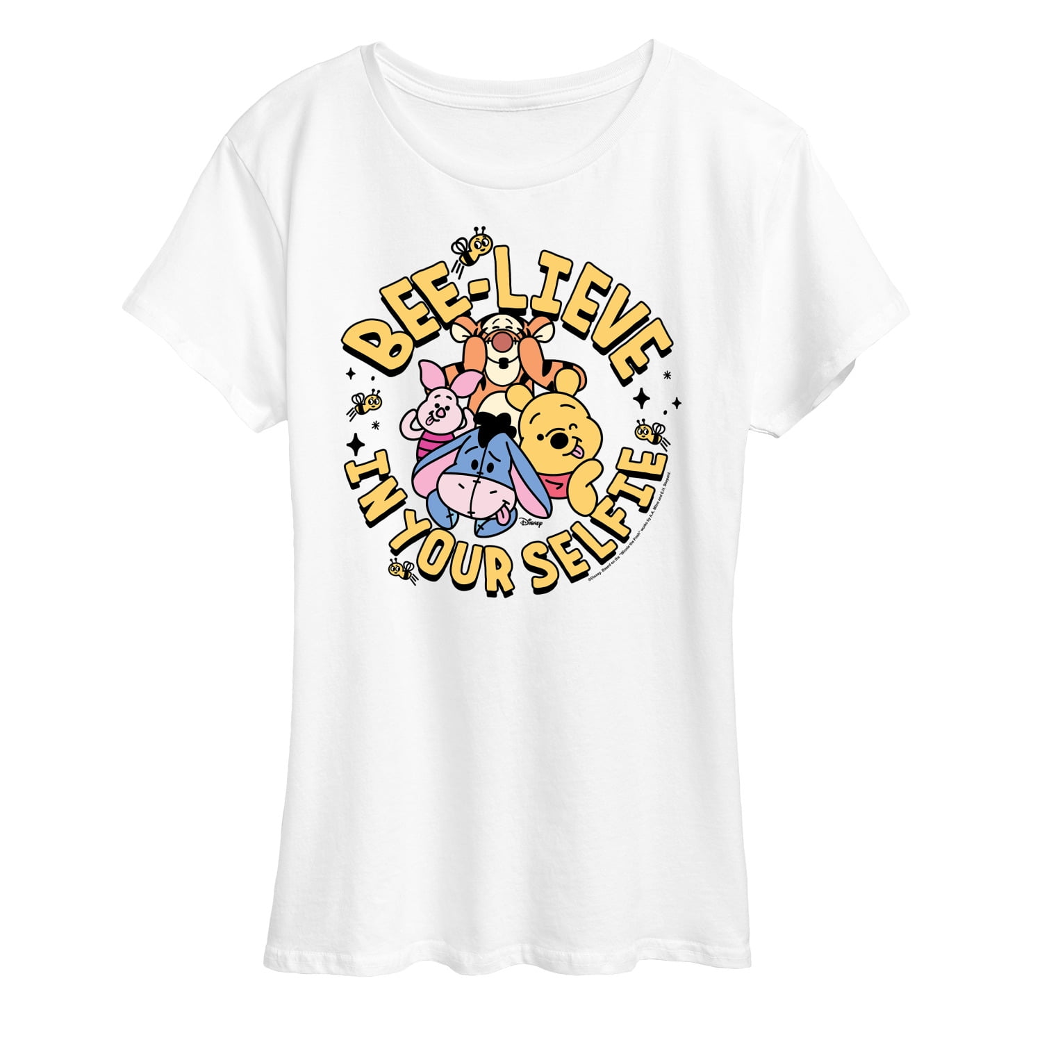 Winnie the Pooh - Pooh And Friends Bee Lieve In Your Selfie - Women's ...