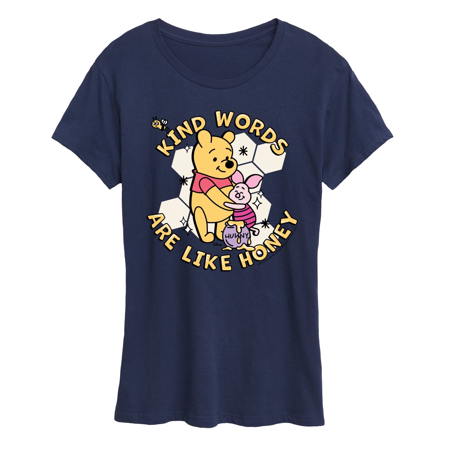 Winnie the Pooh - Pooh And Piglet Kind Words Are Like Honey - Women's ...