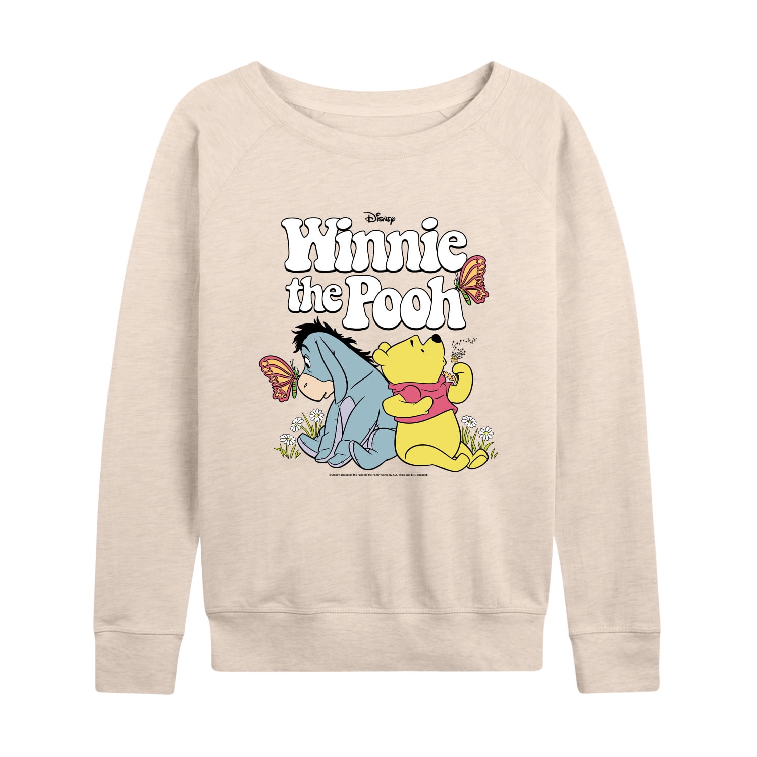 Winnie the Pooh - Pooh Bear and Eeyore Sitting and Relaxing - Women's ...
