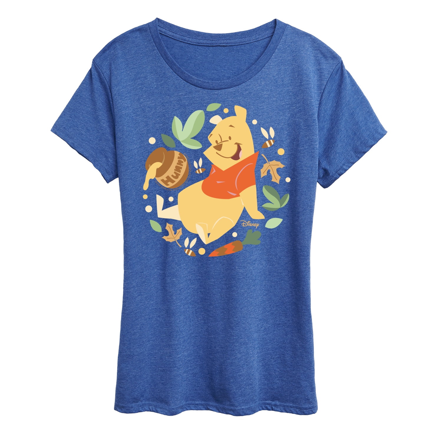 Winnie the Pooh - Pooh Circle - Women's Short Sleeve Graphic T-Shirt ...