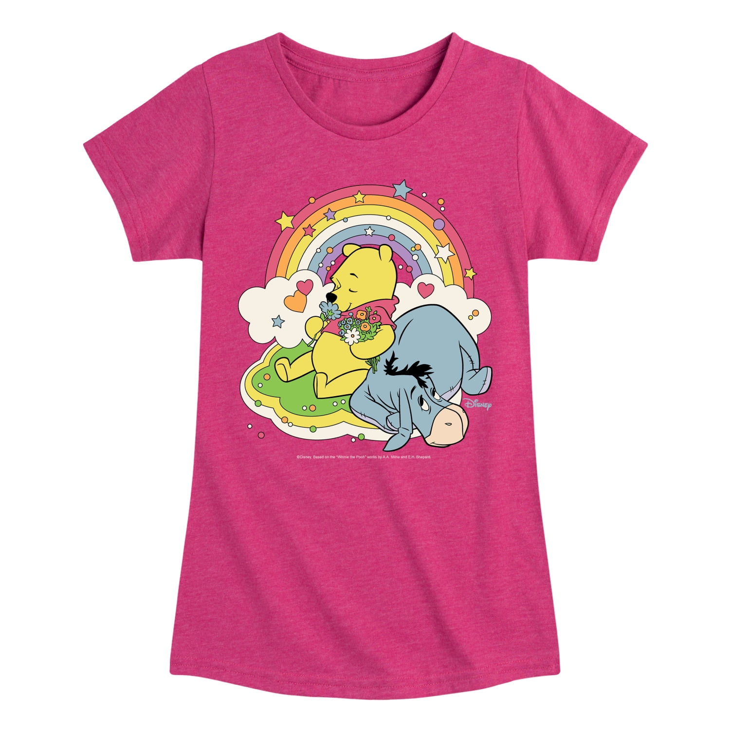 Winnie the Pooh - Pooh and Eeyore - Rainbows, Clouds and Flowers ...