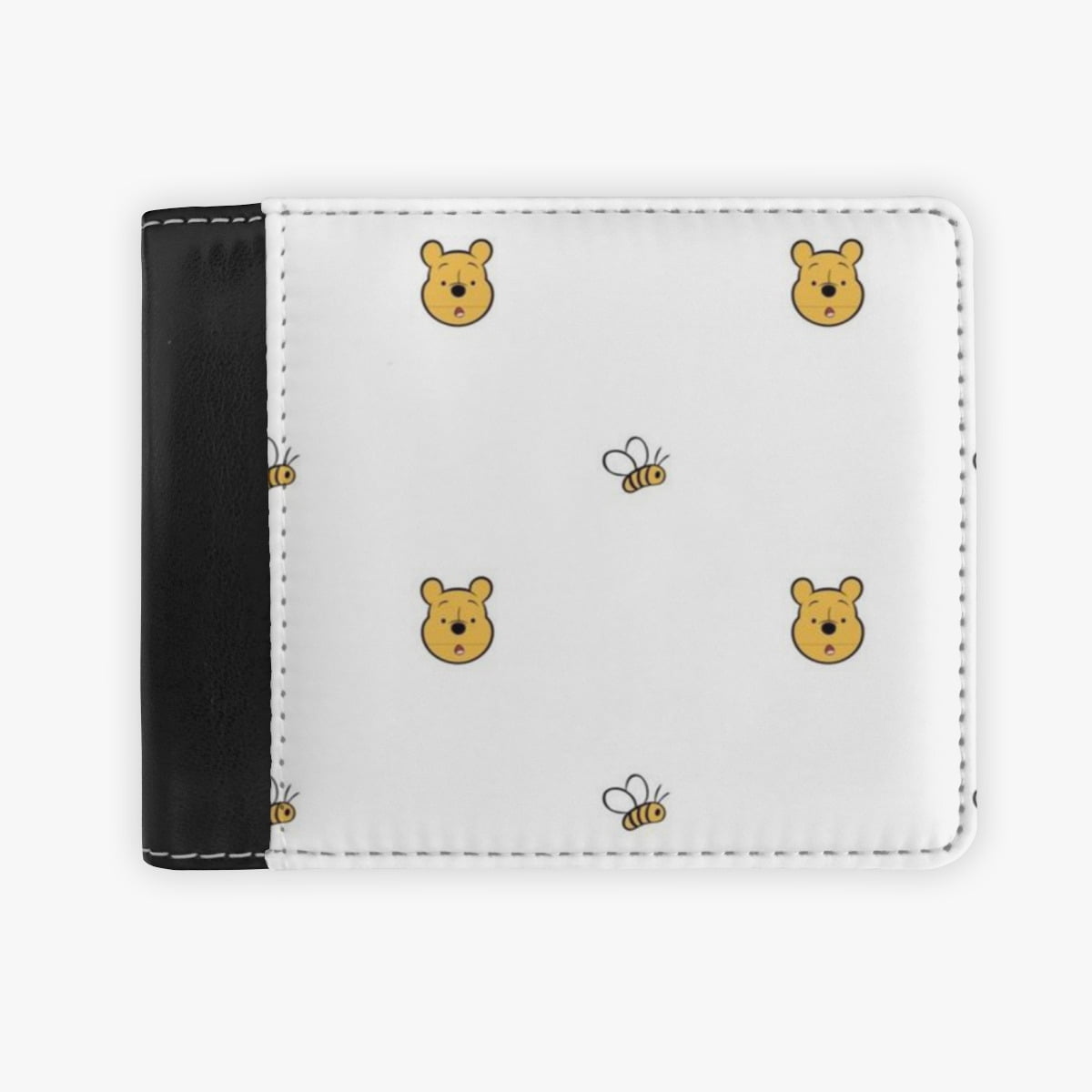 Winnie the Pooh Slim Wallet for Men ID Window with RFID Blocking Front ...