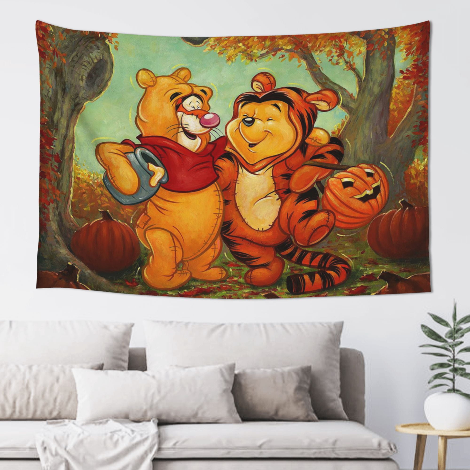Winnie the Pooh Tapestry 60 X 40 inch Decor Wall Hanging Art Tapestries ...