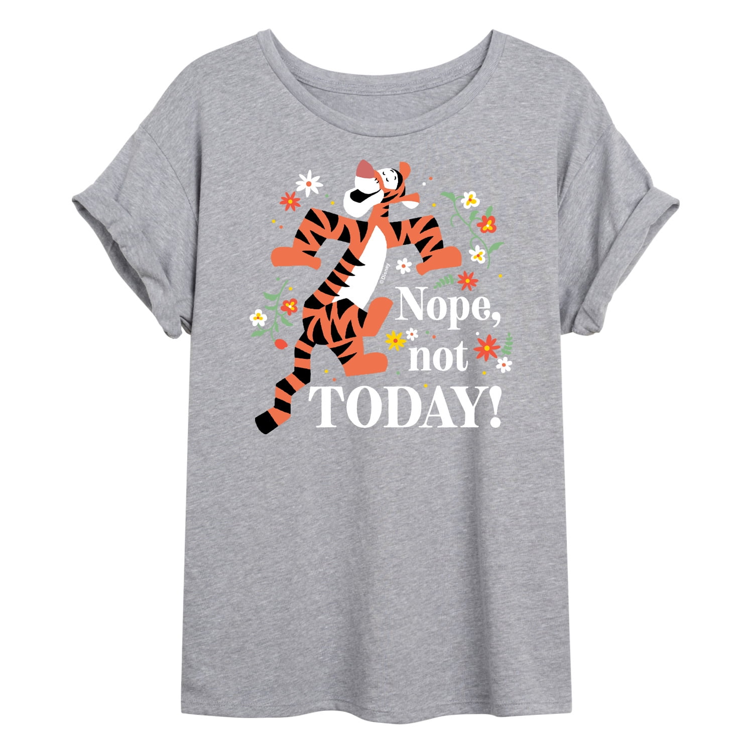Winnie the Pooh - Tigger - Nope, Not Today - Juniors Ideal Flowy Muscle ...