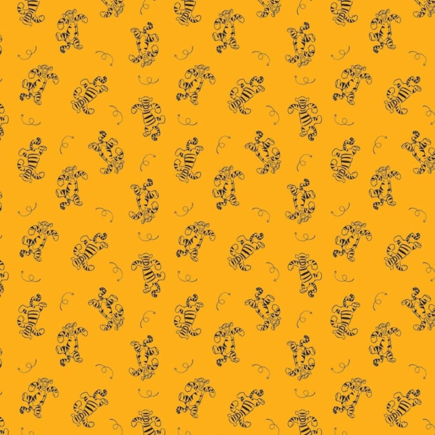 Winnie the Pooh Tigger Orange Flannel Fabric - Walmart.com