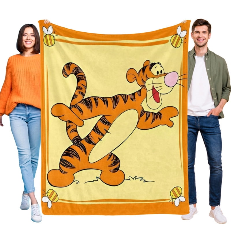 Winnie the Pooh-Tigger flannel blanket 39*59 inch soft and comfortable ...