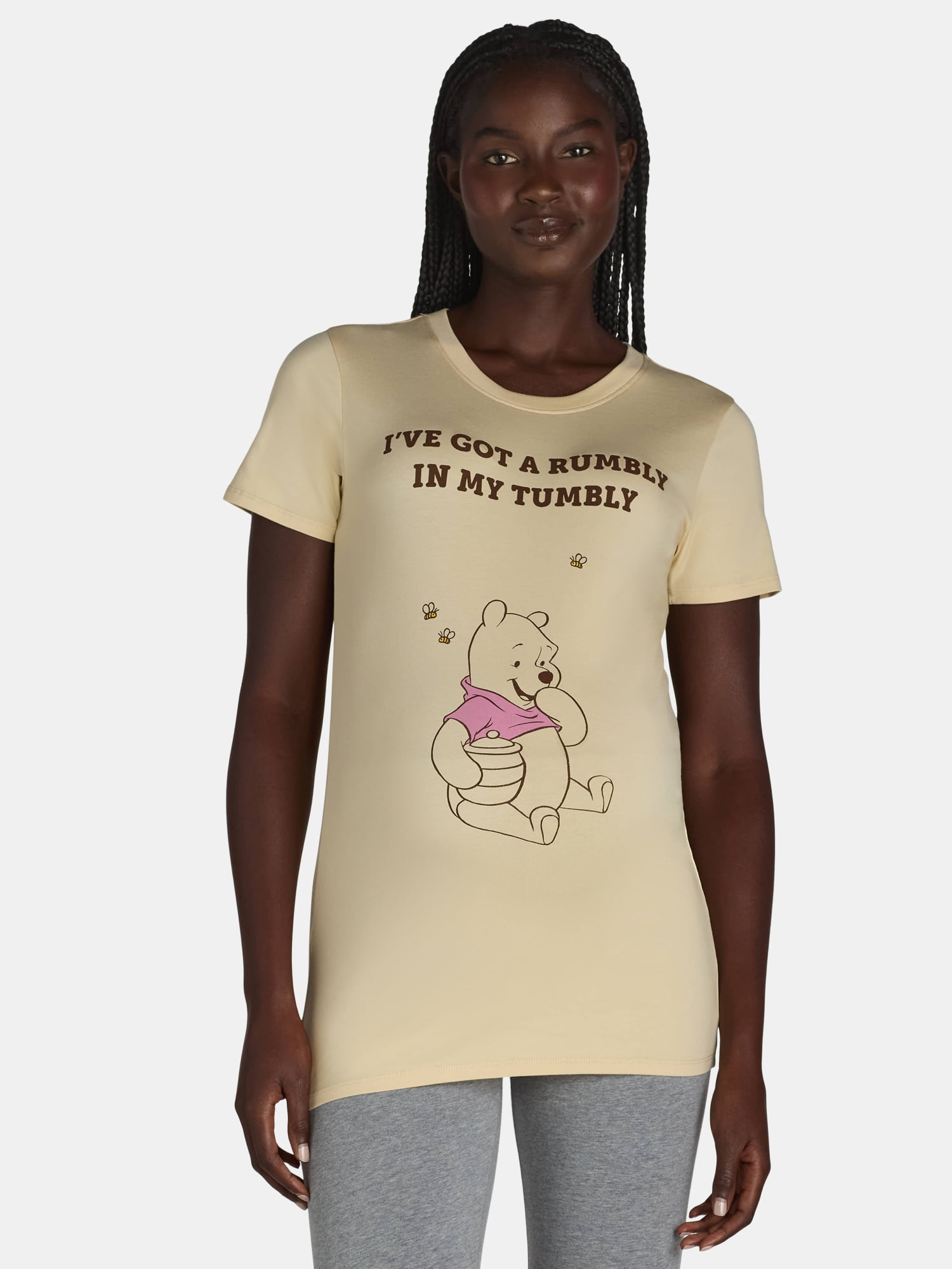 Winnie the Pooh Maternity Graphic Tee - XS-2X - Walmart.com