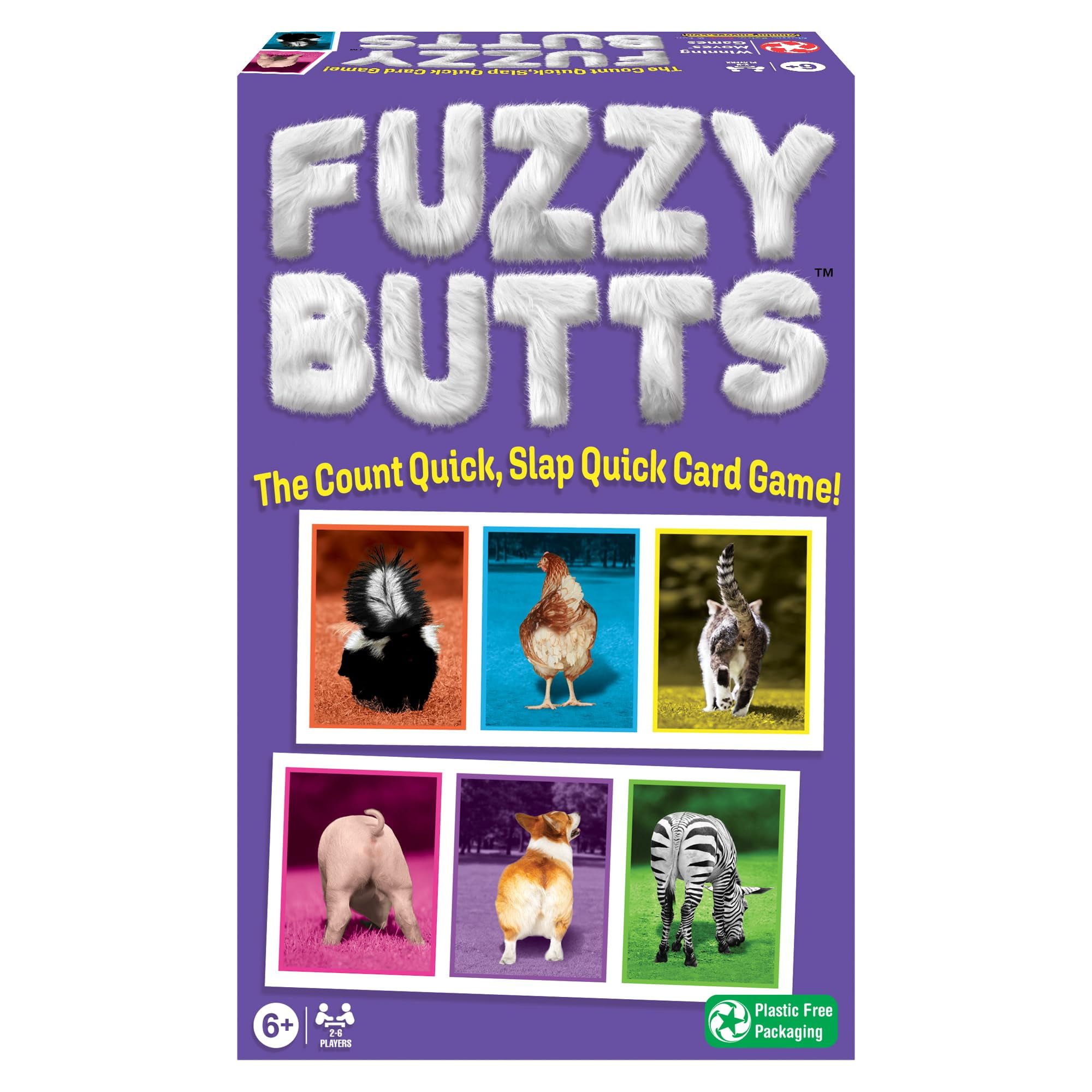 Winning Moves Games Fuzzy OIF8 Butts Game: Fast-Playing Animal Themed ...