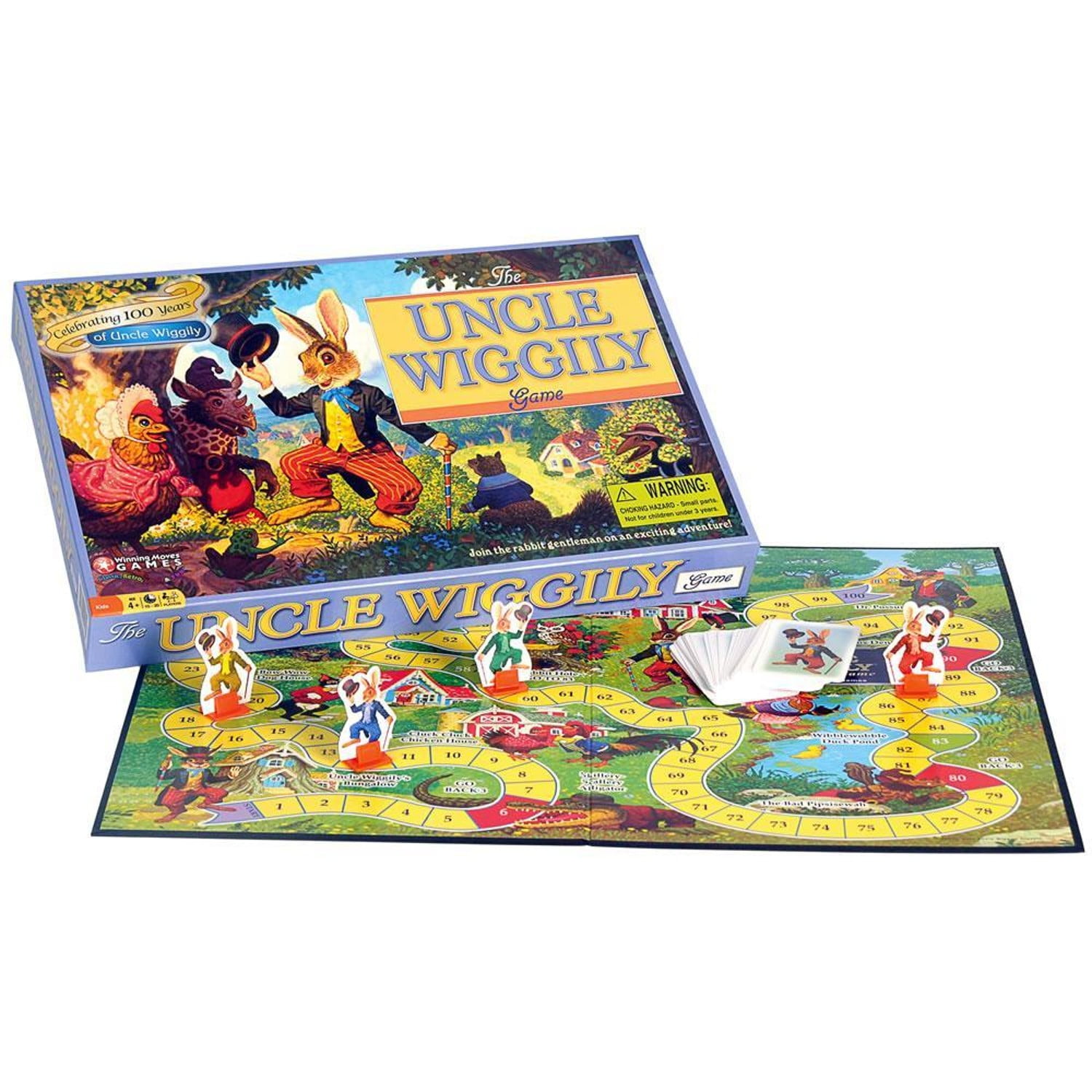 Winning Moves Uncle Wiggily Game, Board Game with Simple Rhymes ...