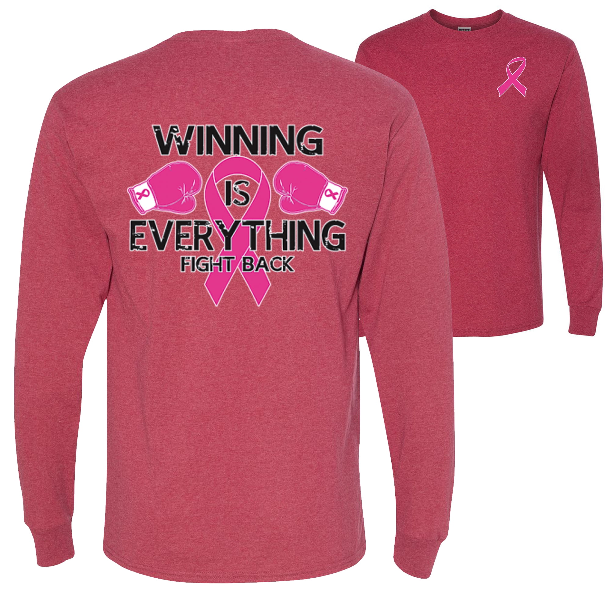 Winning is Everything Fight Against Breast Cancer Awareness FRONT&BACK ...