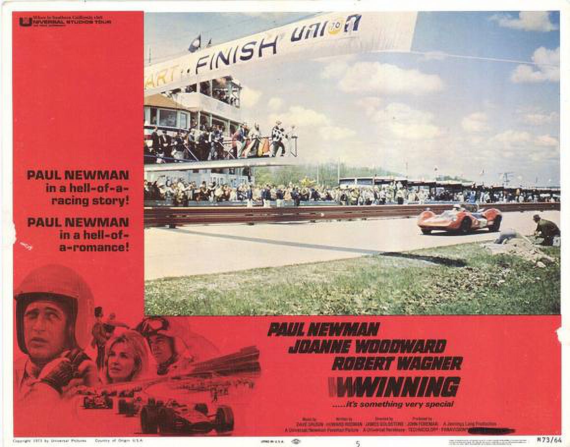 Winning - movie POSTER (Style D) (11" x 14") (1973) - Walmart.com