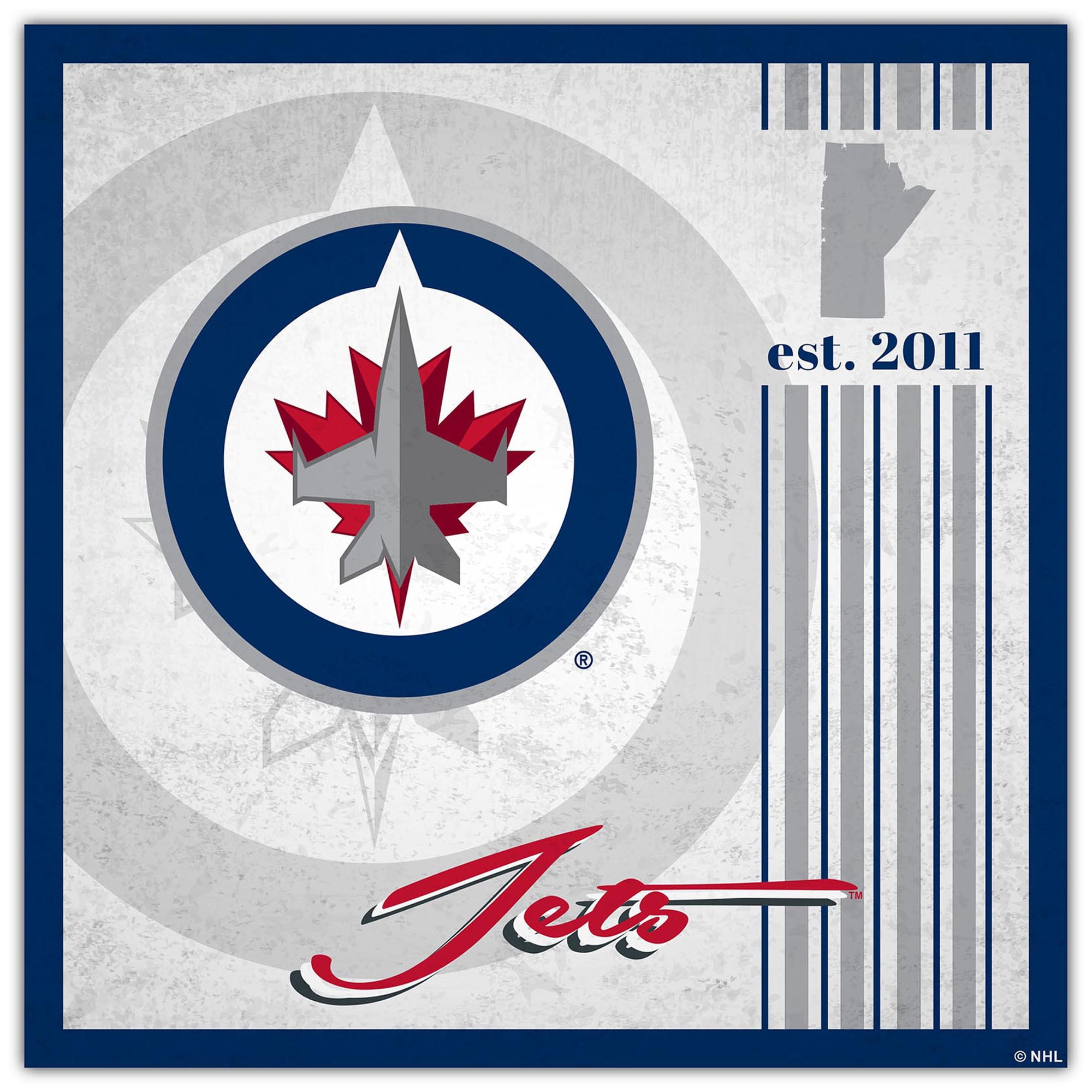 Winnipeg Jets 10" x 10" Greatest Hits Team Sign - Walmart.com