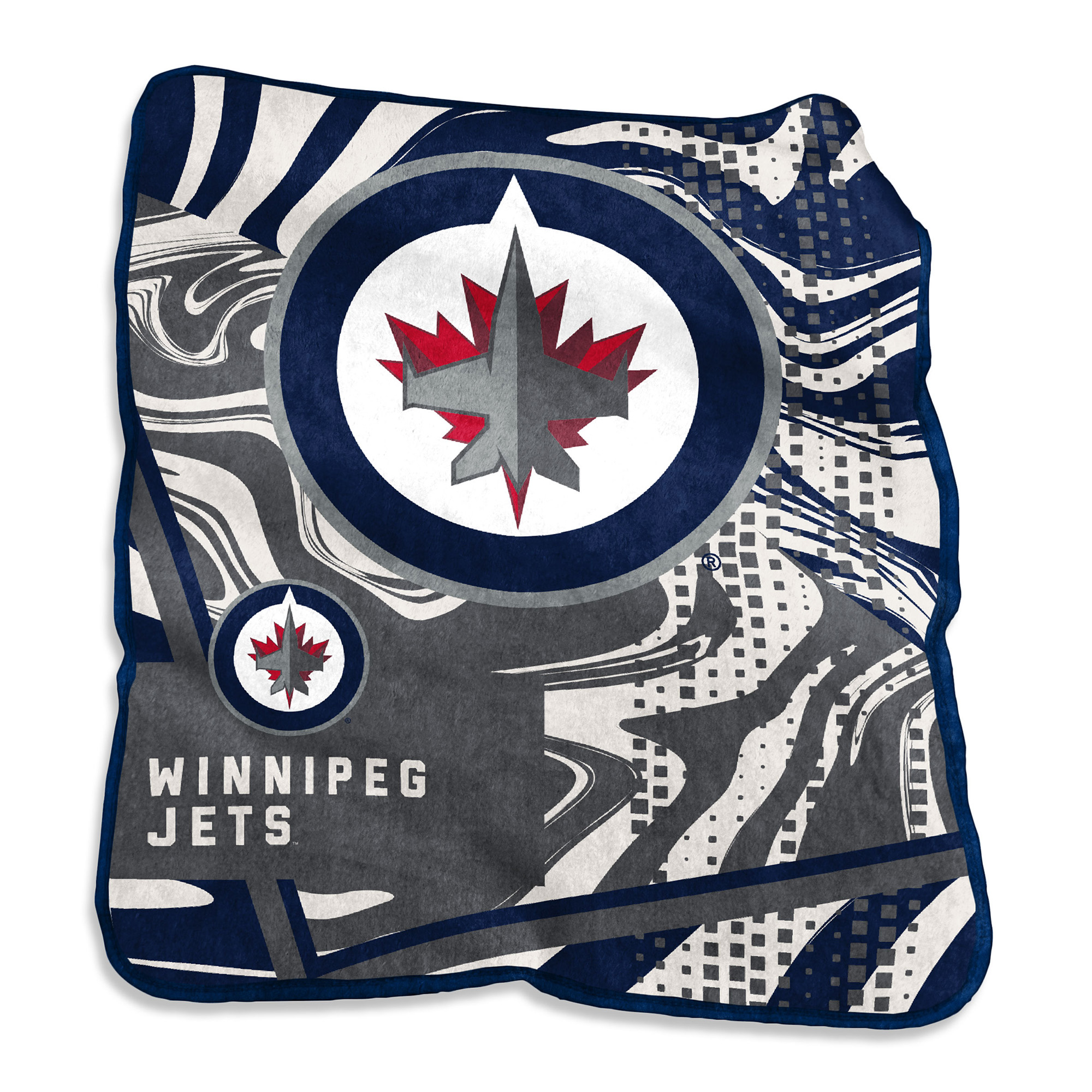 Winnipeg Jets 50" x 60" Swirl Raschel Throw Blanket - Walmart.com