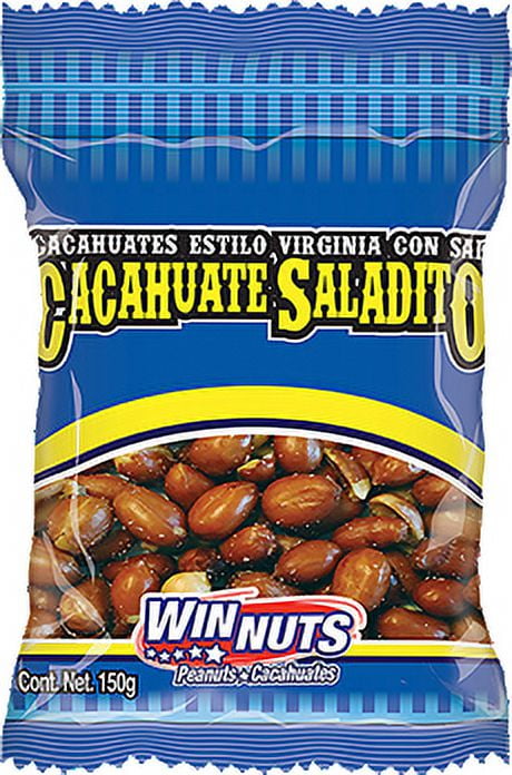 Winnuts Salty Peanuts, 12 Count Packs, 5 oz Each - Walmart.com