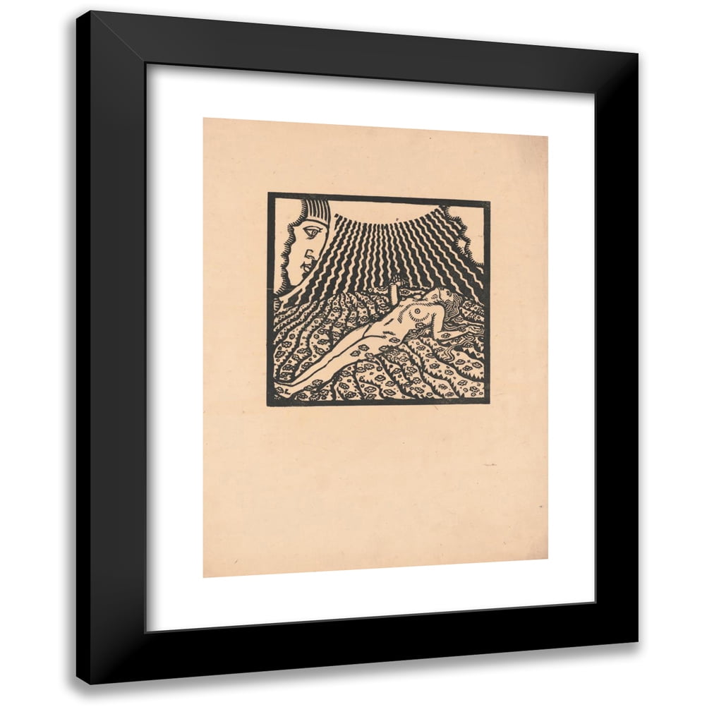 Winold Reiss 11x14 Black Modern Framed Museum Art Print Titled ...