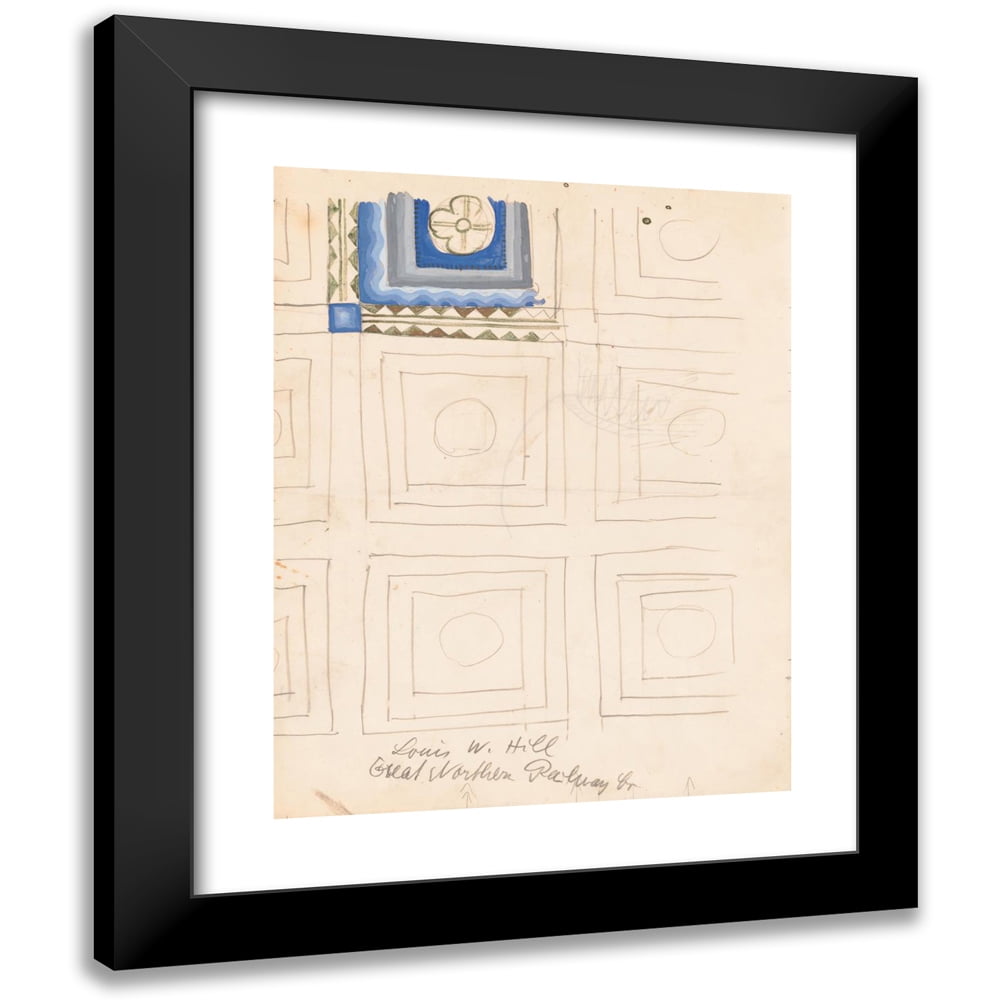 Winold Reiss 12x14 Black Modern Framed Museum Art Print Titled - Design ...