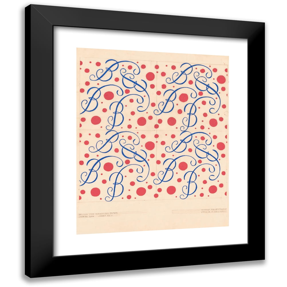 Winold Reiss 12x14 Black Modern Framed Museum Art Print Titled ...