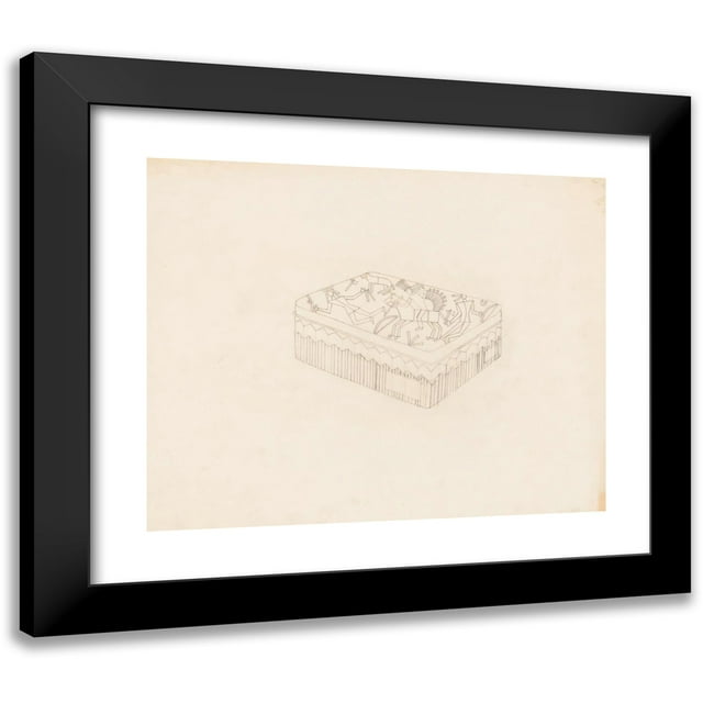 Winold Reiss 14x12 Black Modern Framed Museum Art Print Titled ...